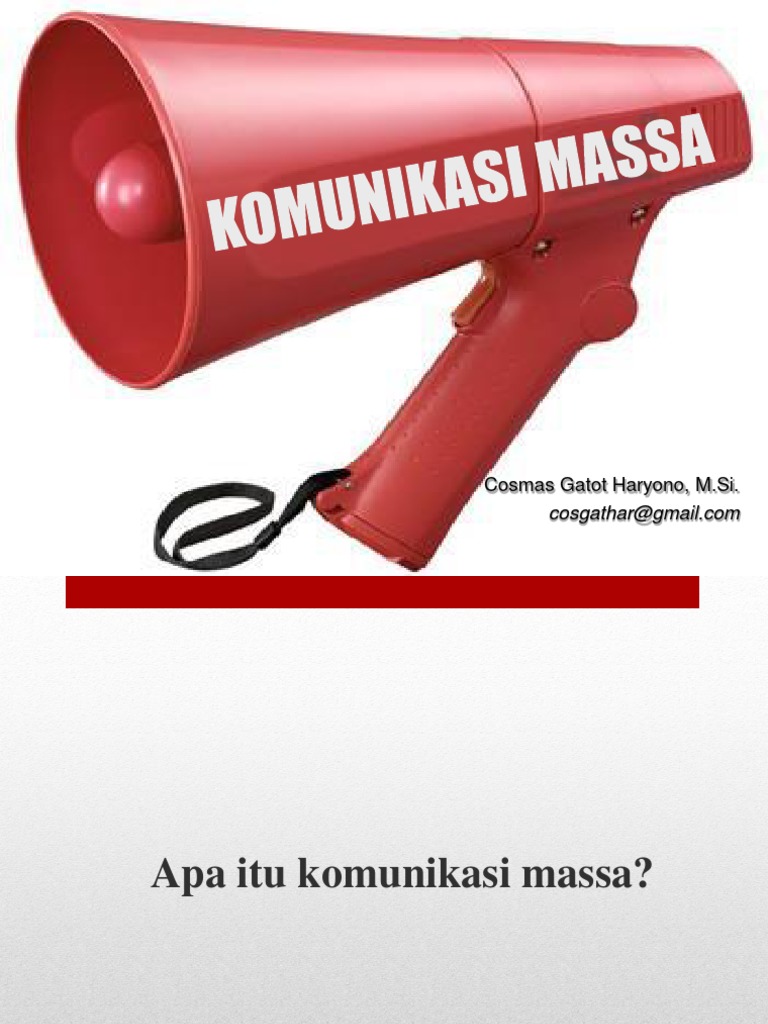Komunikasi Massa PDF | PDF