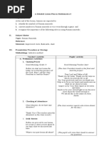 Grade 3 Detailed Lesson Plan Mathematics | PDF | Yarn | Lesson Plan