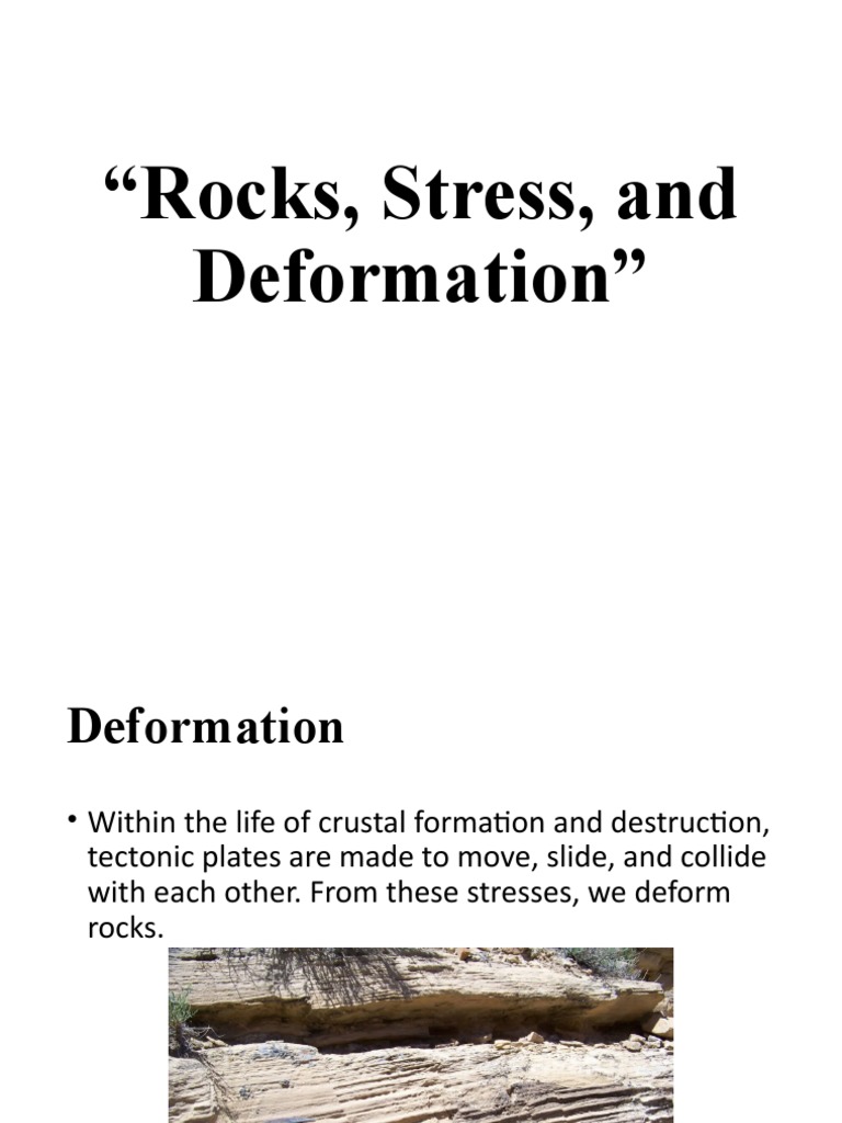 Endogenic - Rocks, Stress, and Deformation | PDF | Fault (Geology ...