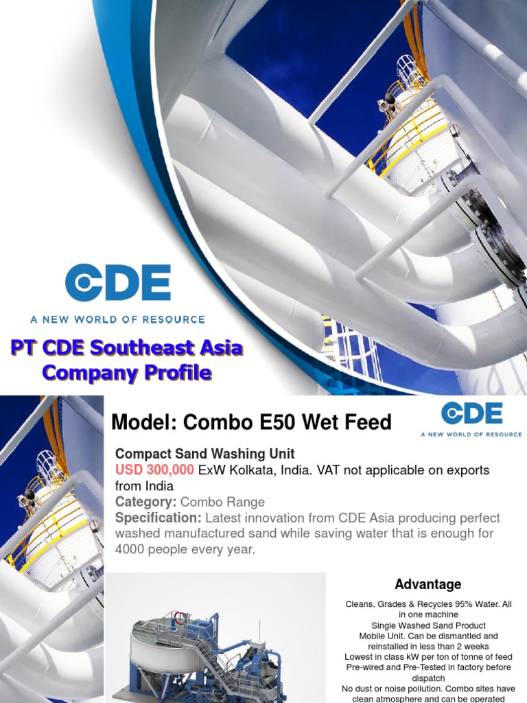 Cde Small Washing Plant | PDF | Sand | Recycling