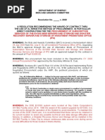 BAC Resoluton-Negotiated Procurement-Small Value Procurement | PDF ...