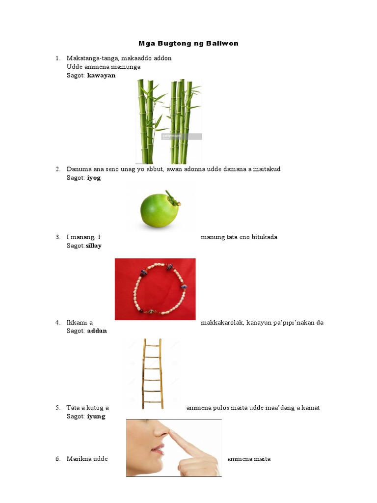 Bugtong NG Baliwon | PDF