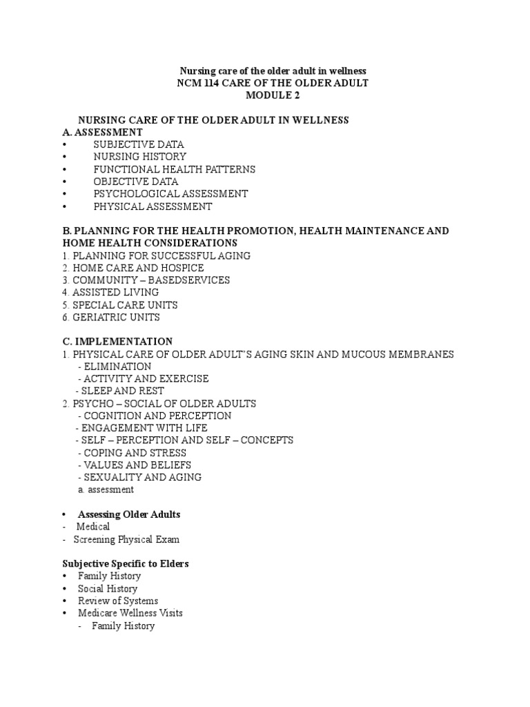 Module 2 Handouts | PDF | Palliative Care | Caregiver