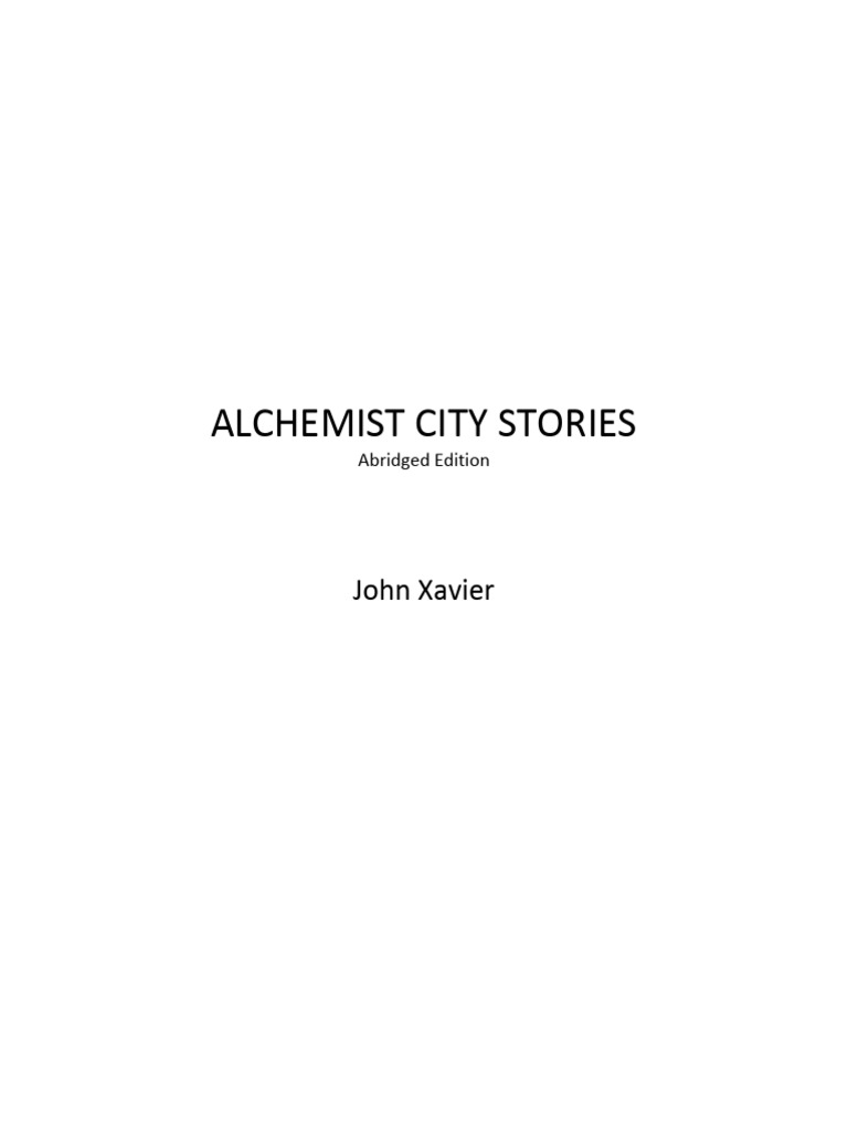 Alchemist City Stories - Abridged Edition | PDF | Moon | Nature
