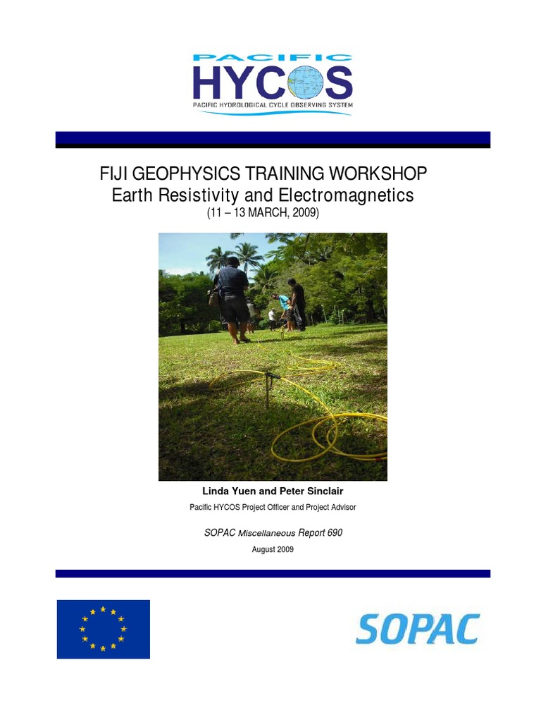 GEOPHYSICS TRAINING WORKSHOP Earth Resis PDF | PDF | Electrical ...