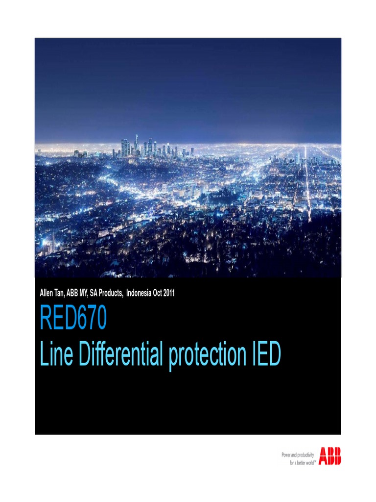 04 - Indonesia - RED670 - Line Differential Protection PDF | PDF ...