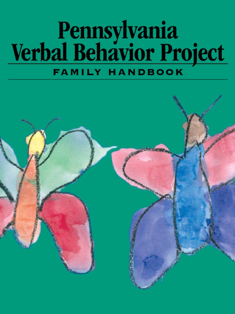 Pennsylvania Verbal Behavior Project: Family Handbook | PDF ...