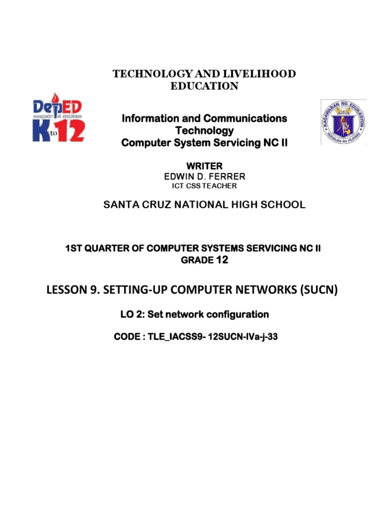 Computer Network Setup Guide | PDF | Network Interface Controller | Ip Address