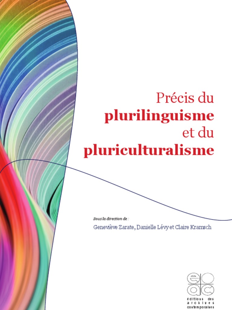 Précis Du Plurilinguisme Et Du Pluriculturalisme PDF | PDF | Idéologies ...