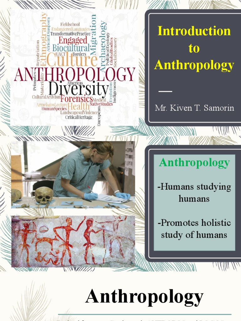 Lesson 1 Introduction To Anthropology | PDF
