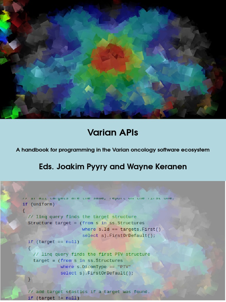 VarianApiBook PDF | PDF | Eclipse (Software) | Microsoft Visual Studio