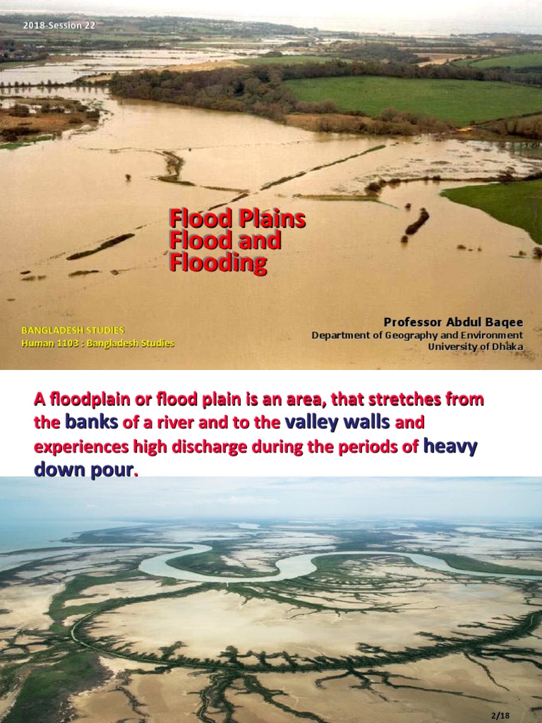 BS-22 Flood-Floodplain | PDF | Floodplain | Flood