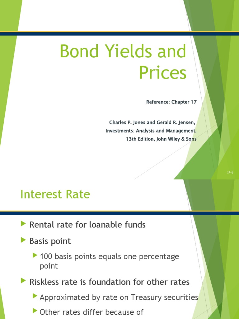 Bond Yields and Prices: Reference: Chapter 17 | PDF | Yield Curve ...