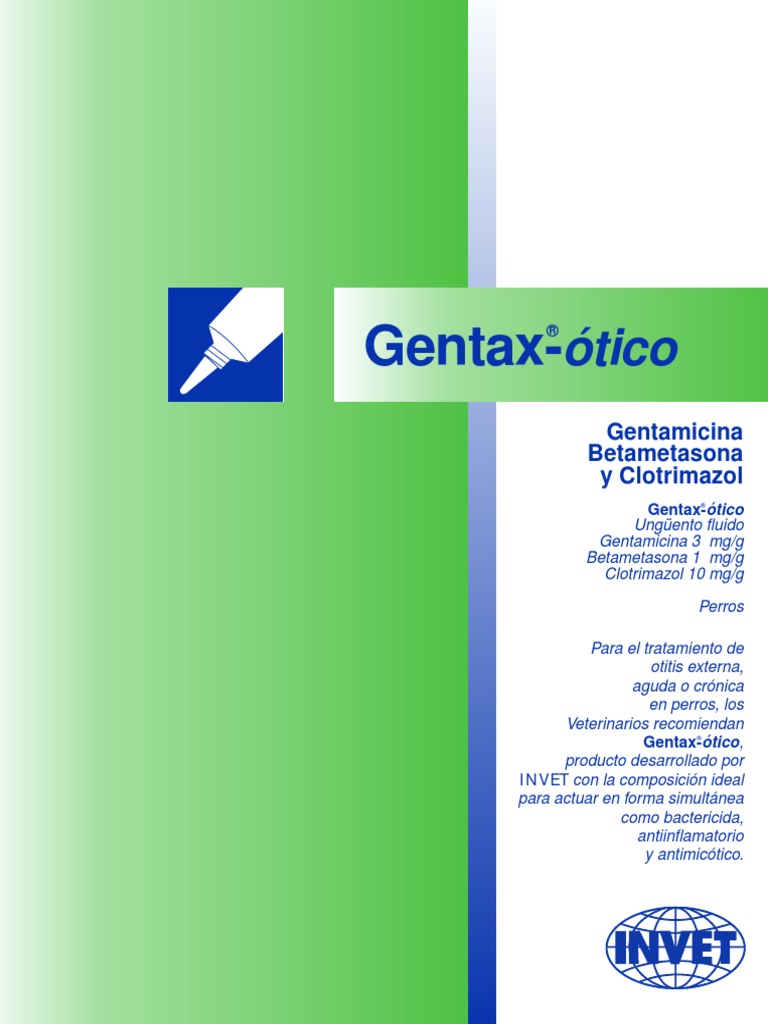 Gentax Otico PDF | PDF | Enfermedades y trastornos | Microbiología