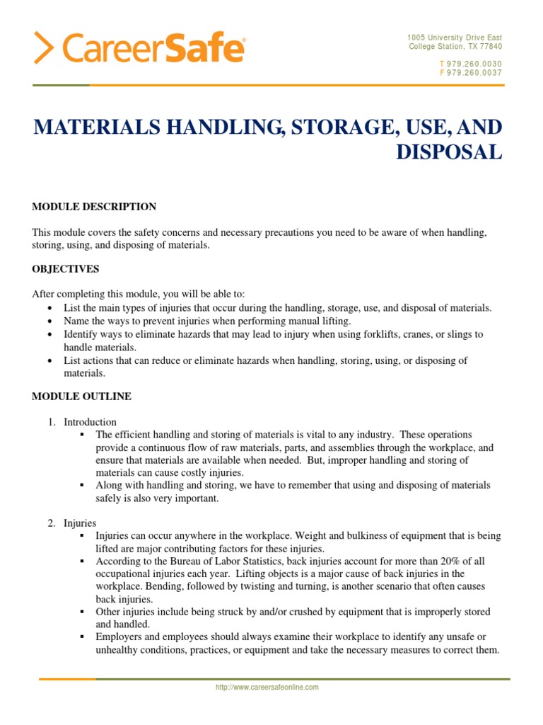 Materials Handling PDF | PDF | Forklift | Crane (Machine)