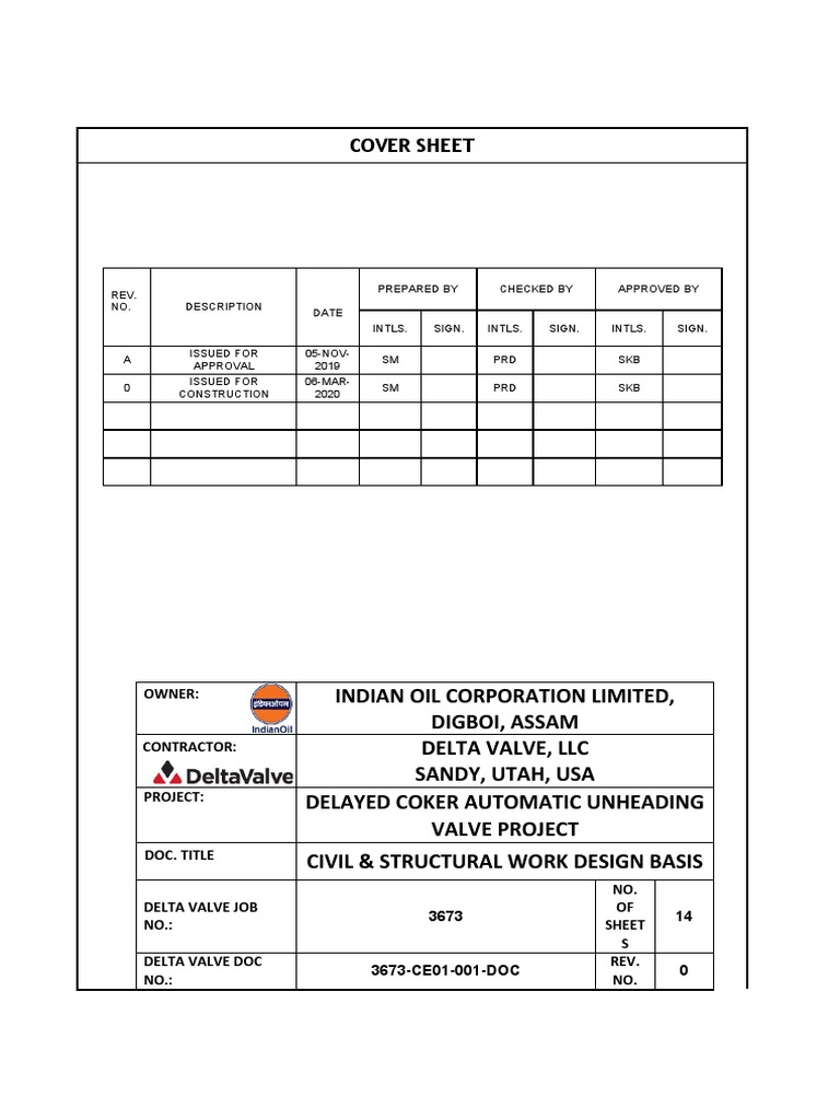 Civil Design for Oil Project | PDF | Welding | Construction