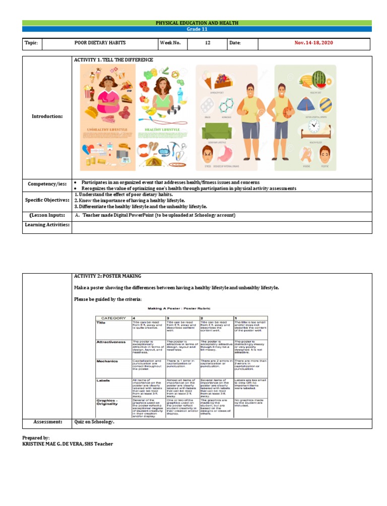 MODULE WEEK 12 PE and HEALTH 1 | PDF