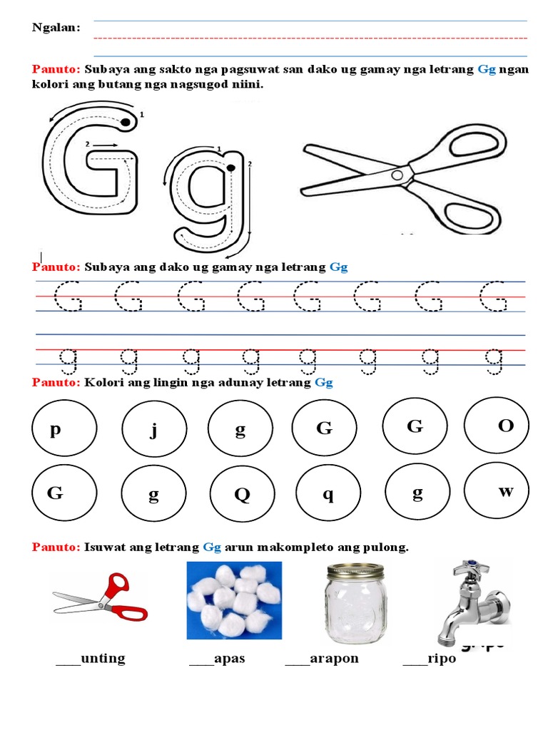 LAS WEEK LETTER SOUND GG | PDF