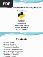Python Programming Lecture Notes | PDF | Python (Programming Language ...