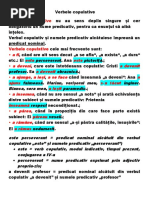 Verbe Predicative, Copulative, Auxiliare | PDF