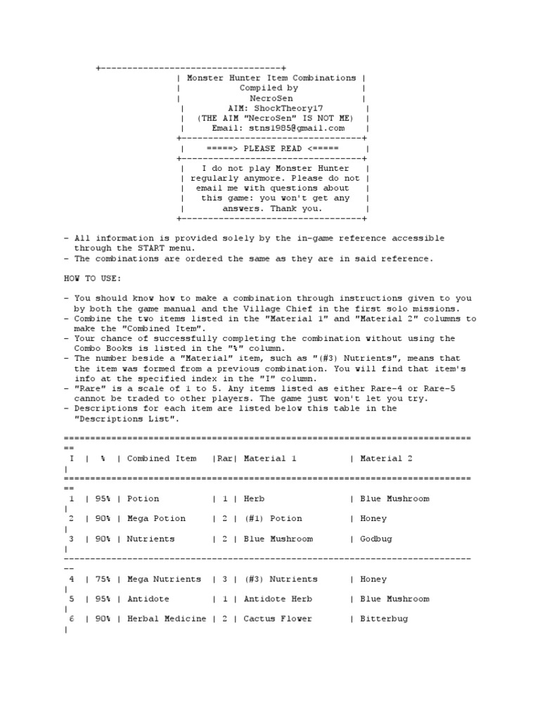 Combine Item | PDF | Ammunition | Bomb