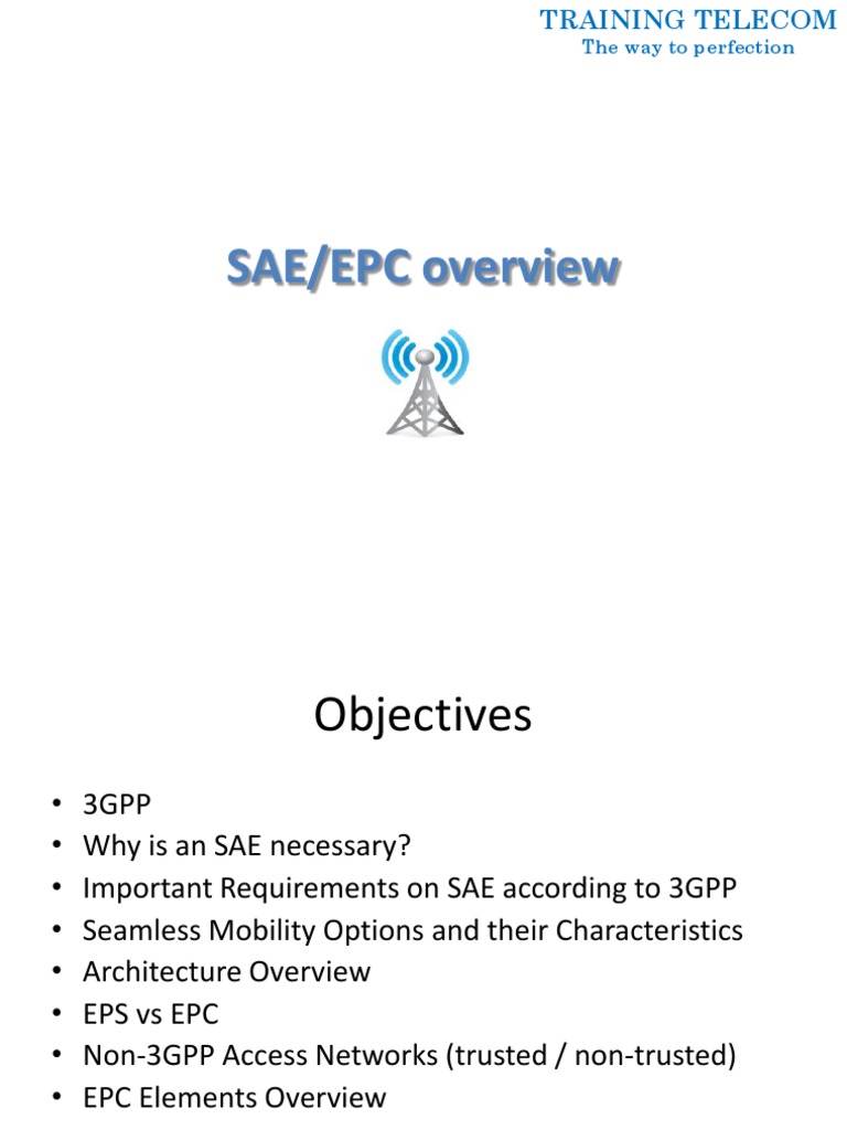 SAE/EPC Architecture Overview | PDF | Computer Networking | Communication