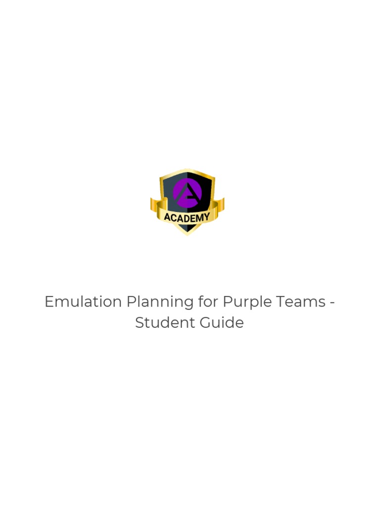 Emulation Planning For Purple Teams | PDF | Information Age | Computer ...