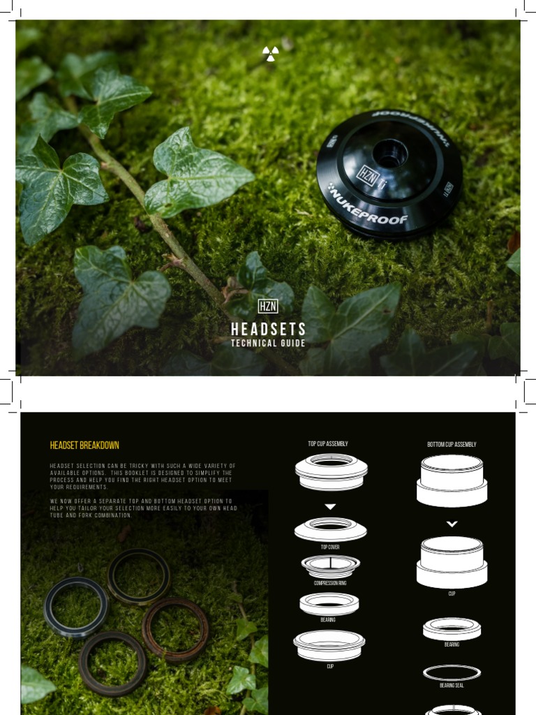 Nukeproof Headset Technical Manual | PDF | Equipment | Manufactured Goods