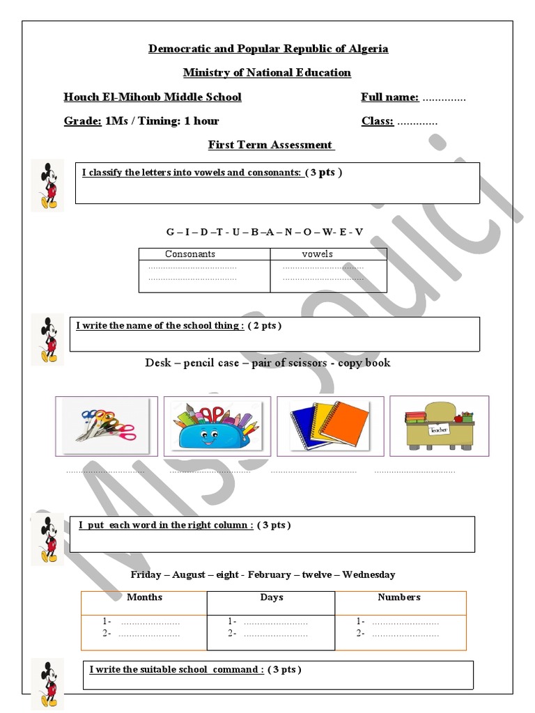 1ms Assessment-Done by Miss Souici | PDF | Language Families | Human ...