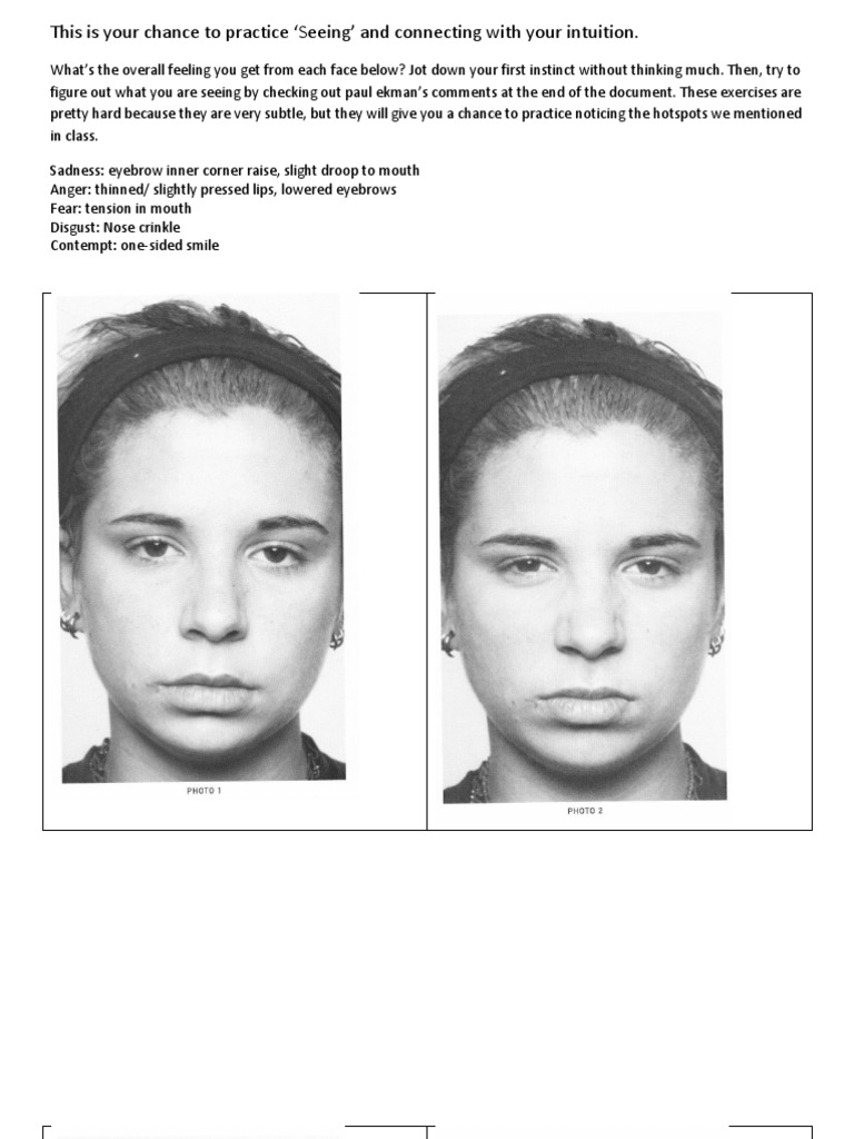 Practice Faces | PDF