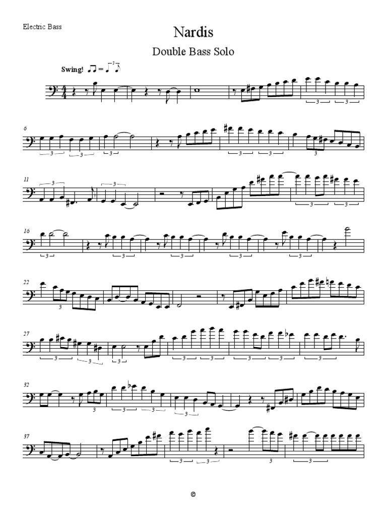 Nardis Bass Solo | PDF