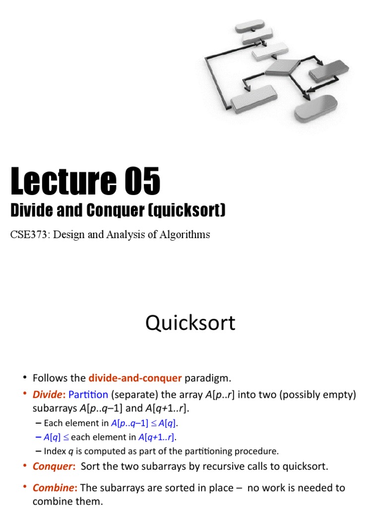 Quicksort Algorithm Explained | PDF | Computational Science | Software ...
