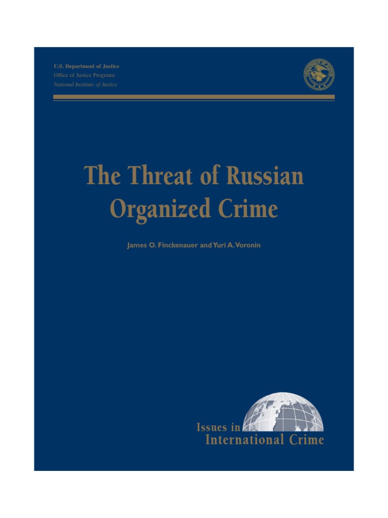 The Threat of Russian Organized Crime | PDF | Organized Crime | Russia