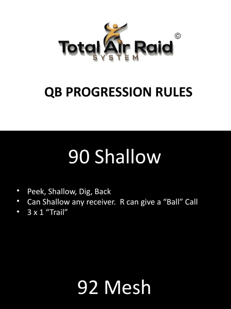 QB Progression Rules | PDF