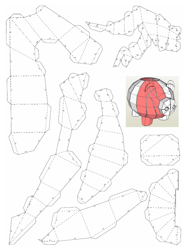 Cerdo Papercraft 2 PDF | PDF | Des sports
