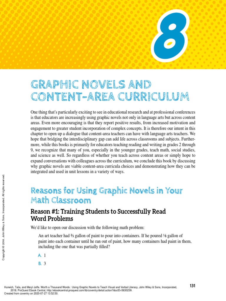 Worth A Thousand Words Using Graphic Novels To Tea... - (Reasons For ...