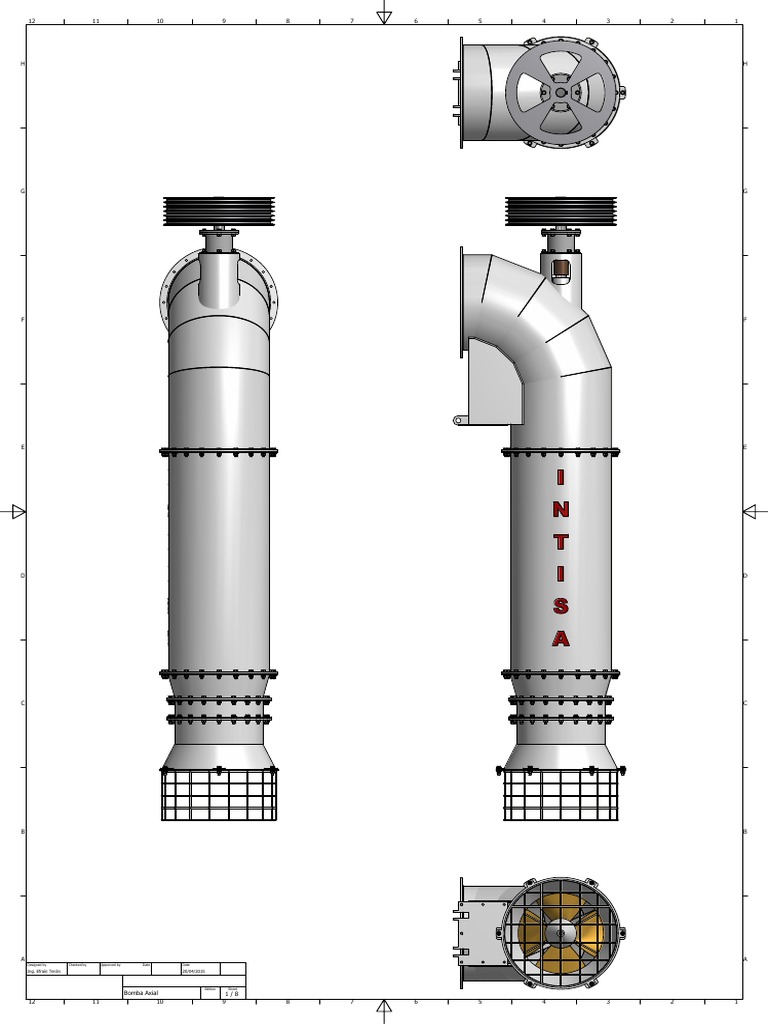 Planos Generales Bomba Axial | PDF