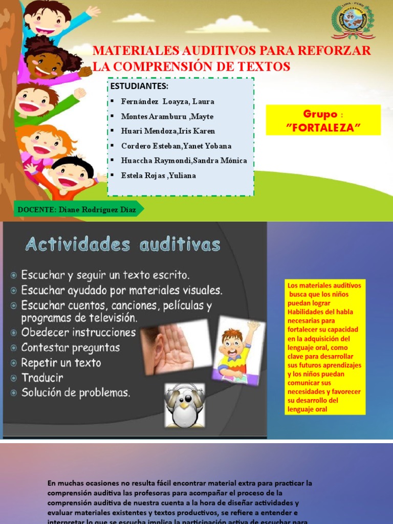 Materiales Auditivos | PDF