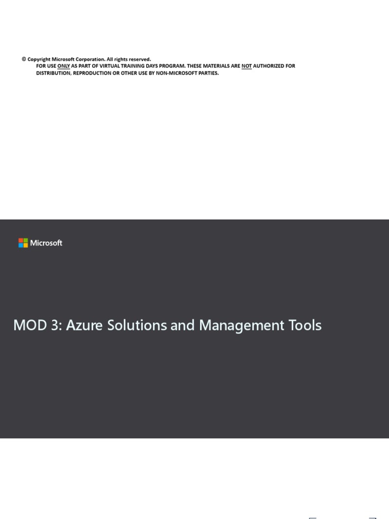 03 Microsoftazurefundamentalssolutions 11606403870213 | PDF | Microsoft Azure | Shell (Computing)