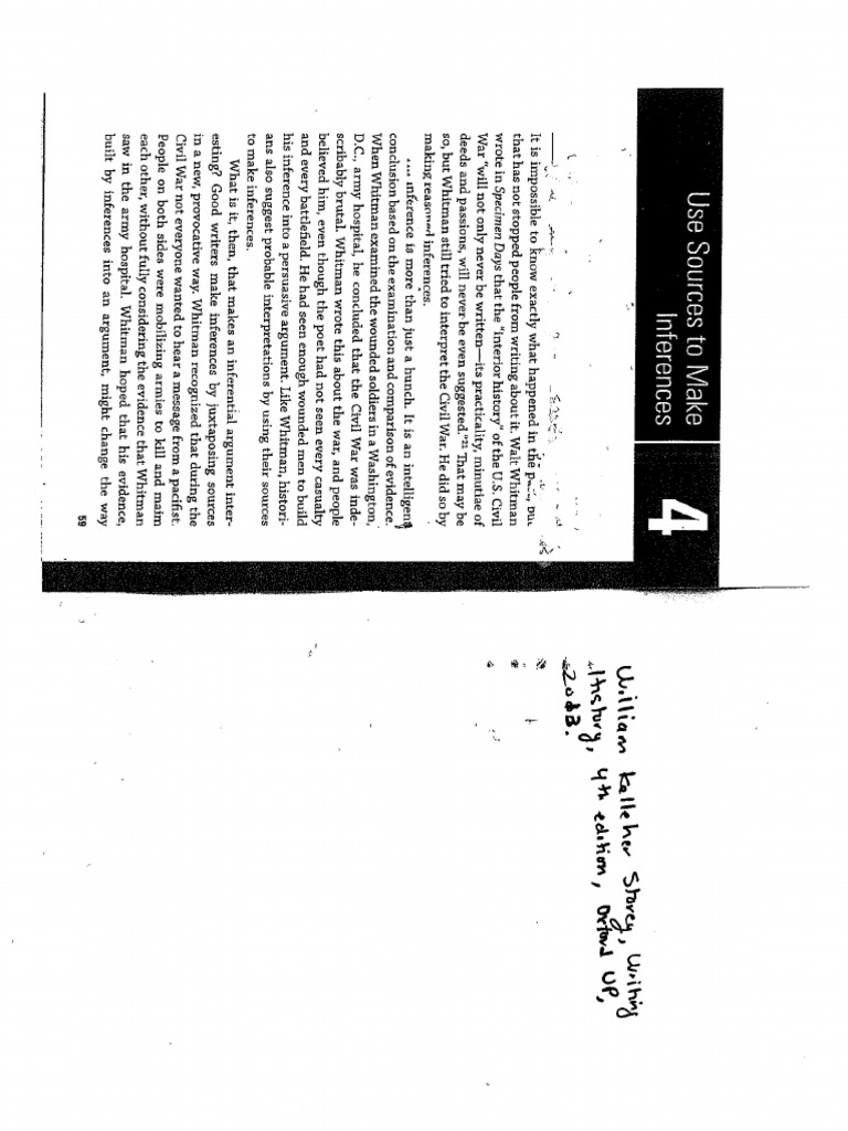 Using Sources To Make Inferences | PDF
