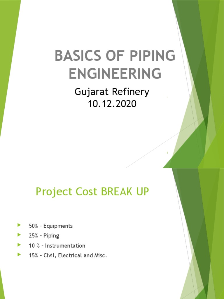 Basics of Piping Engineering | PDF | Pipe (Fluid Conveyance) | Valve