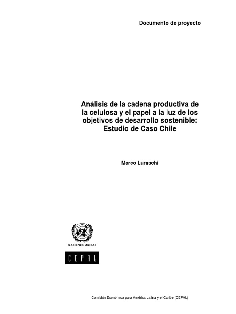 Marco Luraschi-Papel y Celulosa-Chile | PDF | Madera | Papel de pulpa)