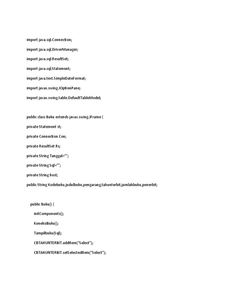 Java SQL CRUD App for Library Book Database | PDF | Data Management | Data