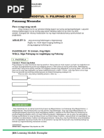 Grade 7 Filipino Module First Quarter | PDF