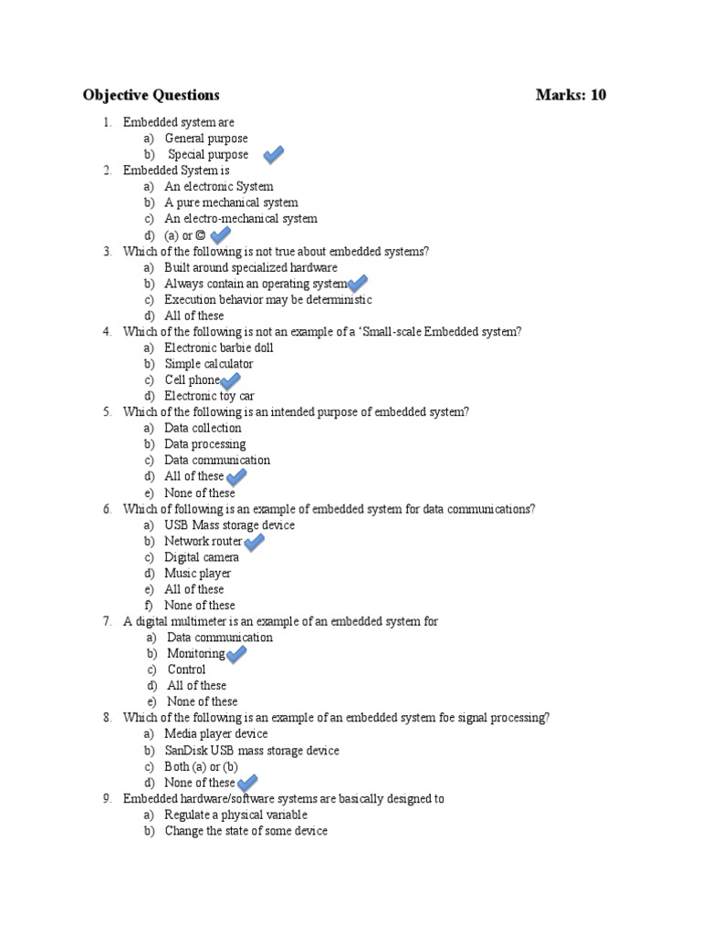 Assignment (Embedded System) | PDF