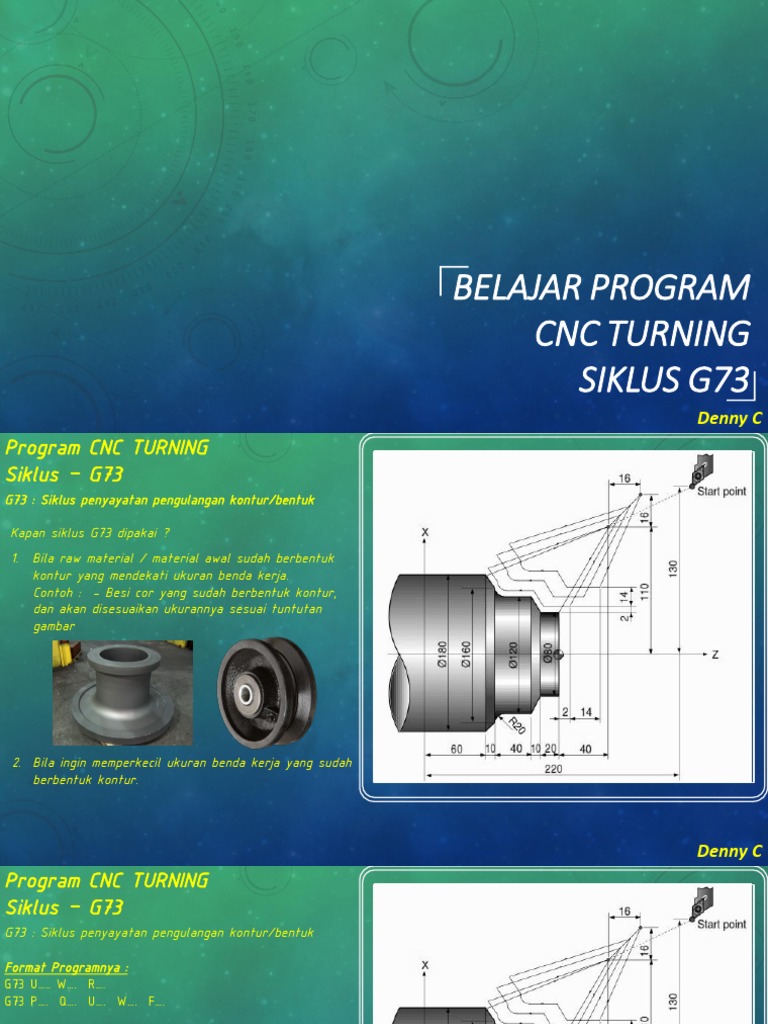 Panduan Siklus G73 pada CNC Turning | PDF