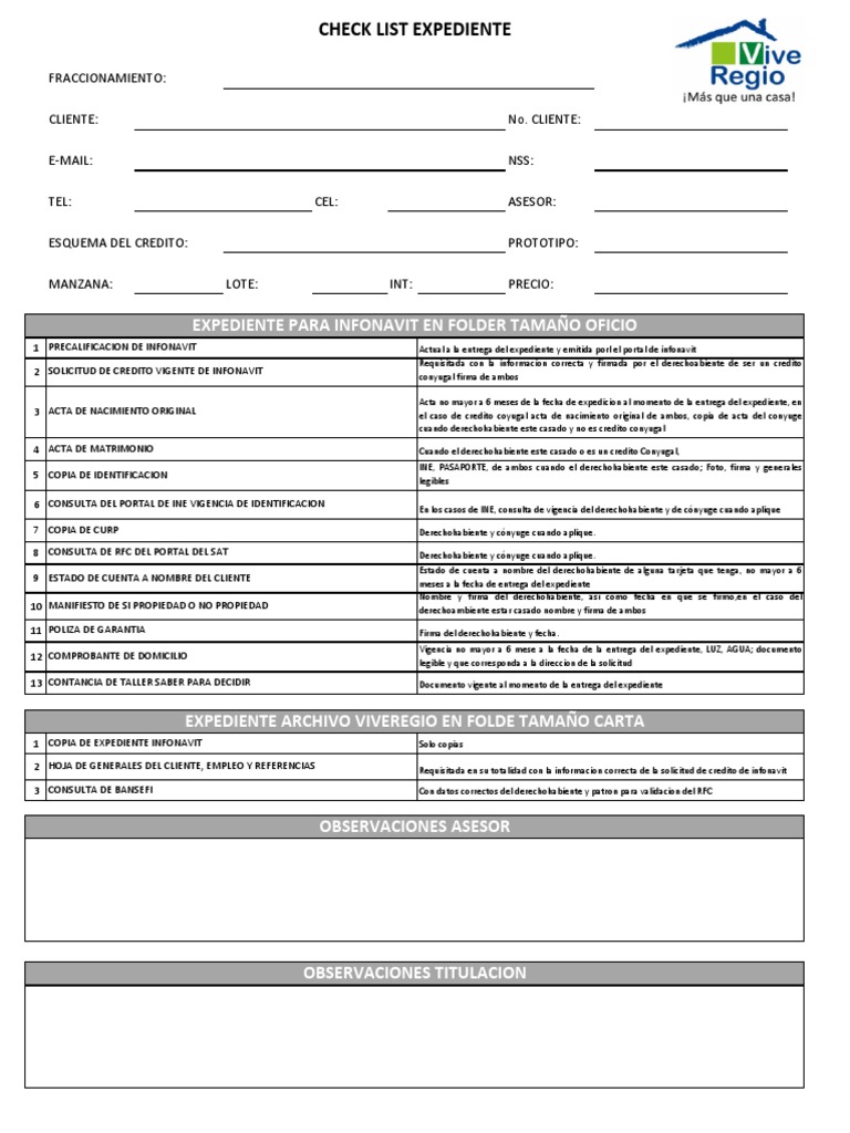 Check List PDF | PDF | Gobierno y personalidad | Familia