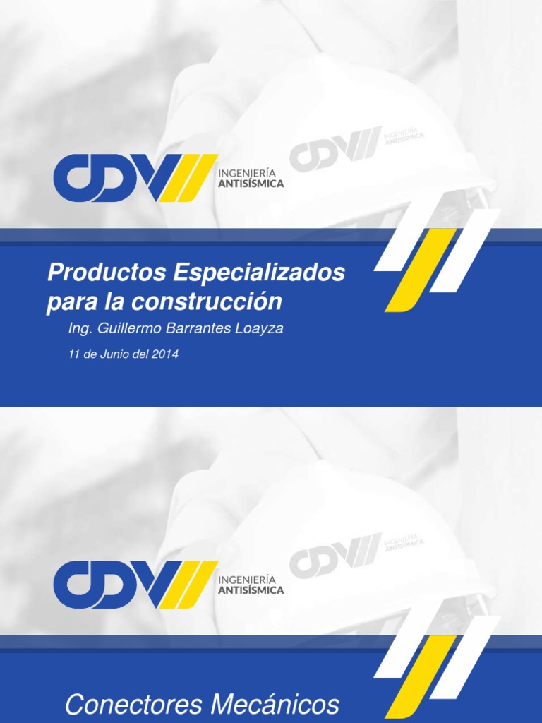 Conectores y Anclajes en Construcción | PDF | Adhesión | Tornillo