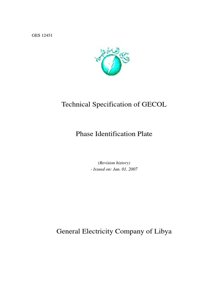 Phase Identification Plate | PDF | Packaging And Labeling | Screw