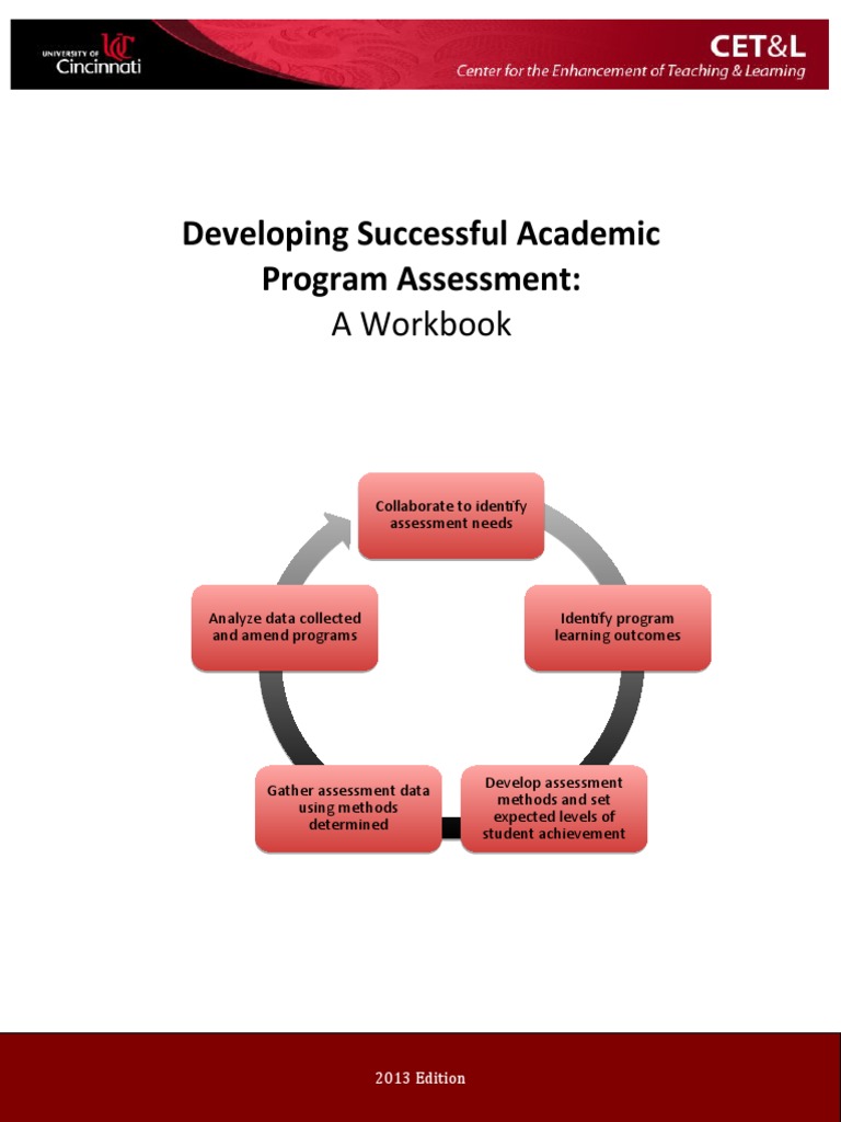 Developing Successful Academic Program Assessment:: A Workbook | PDF ...